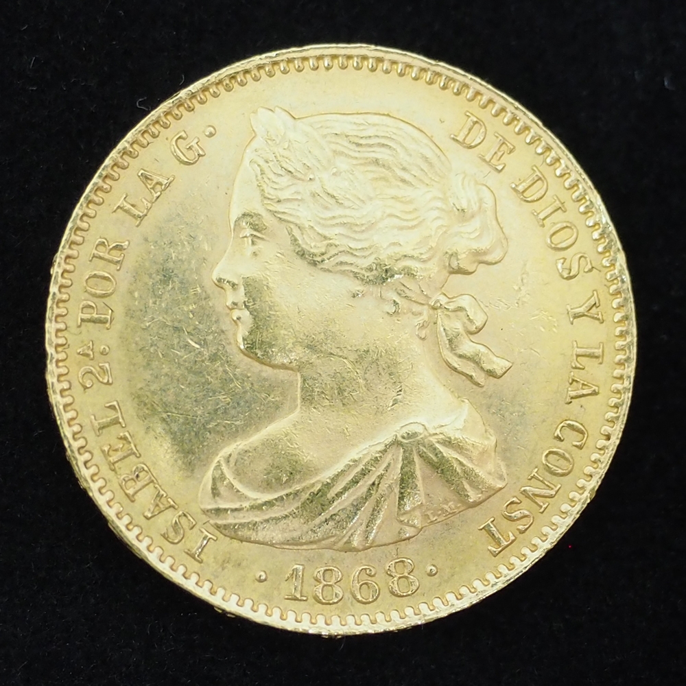 Moneda de 10 escudos de Isabel II | Joyería Finarte®